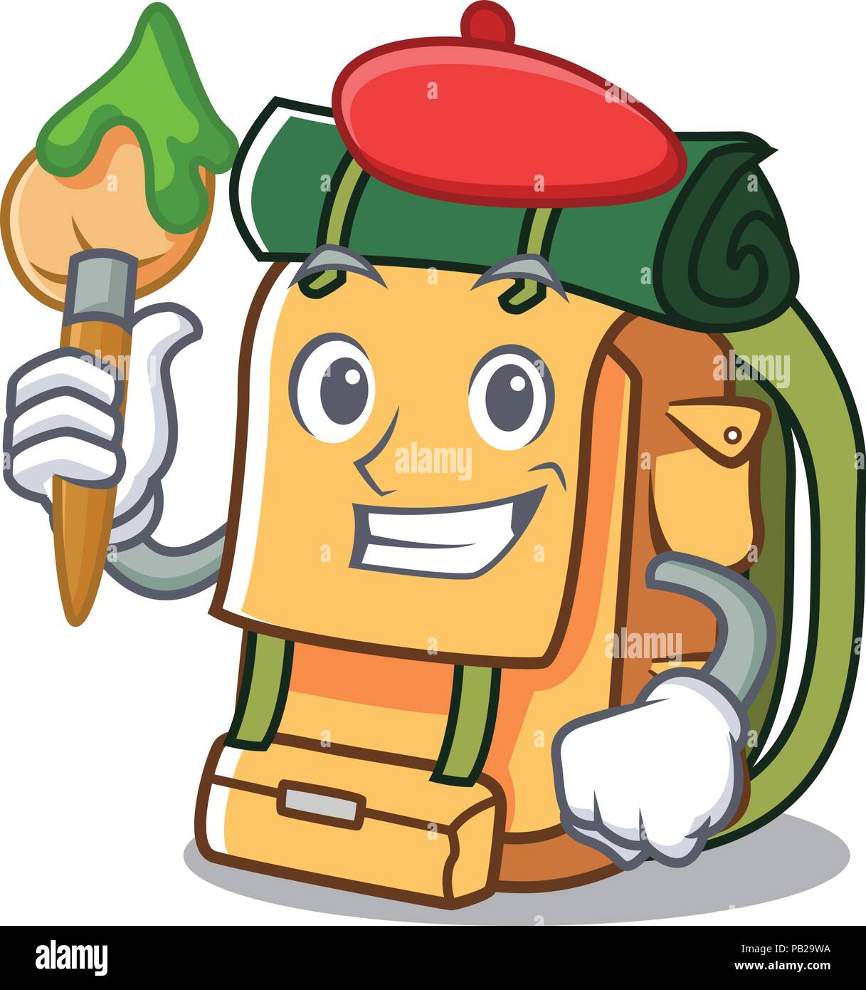 Designer backpack Stock Vector Images - Alamy