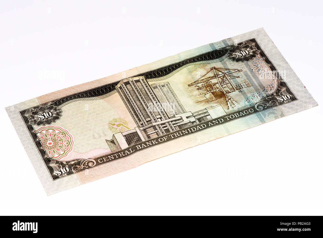 10 Trinidad and Tobago dollar bank note. Trinidad and Tobago is the ...