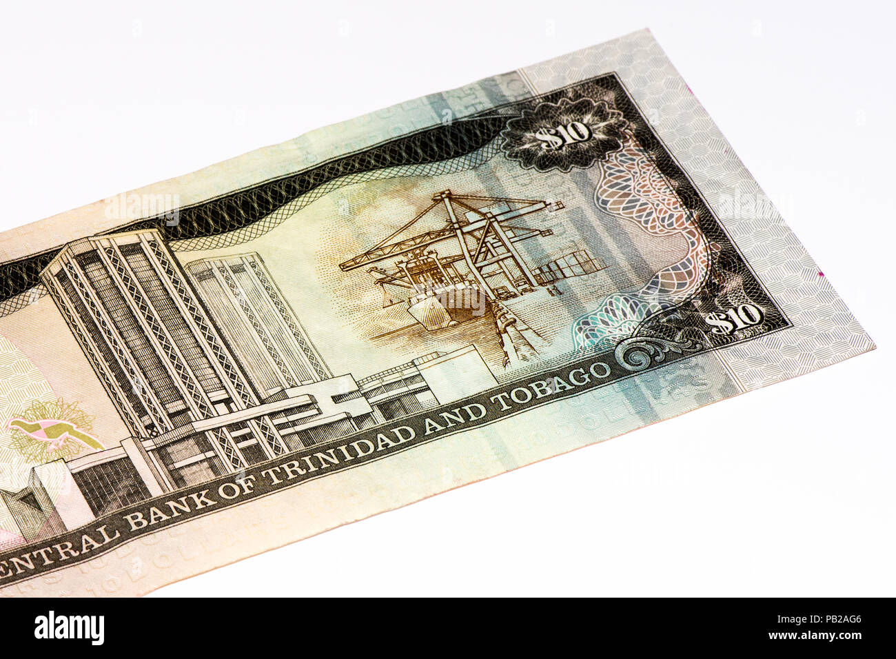 10 Trinidad and Tobago dollar bank note. Trinidad and Tobago is the ...