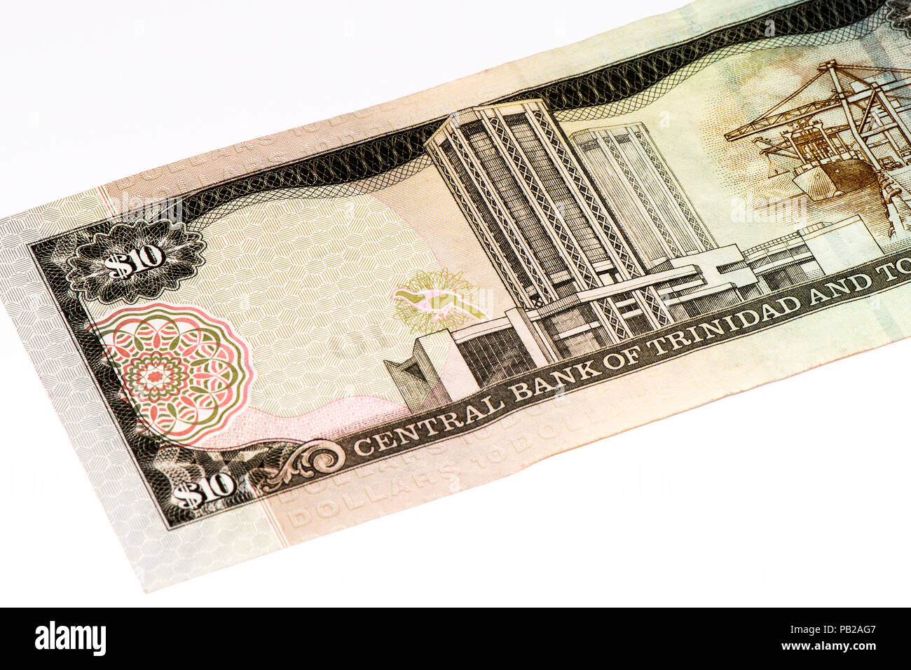 10 Trinidad and Tobago dollar bank note. Trinidad and Tobago is the ...