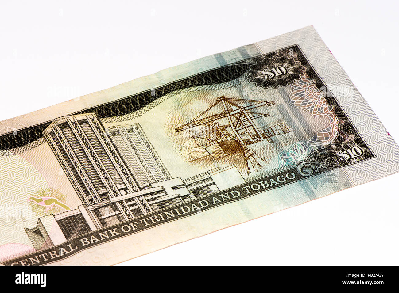 10 Trinidad and Tobago dollar bank note. Trinidad and Tobago is the ...