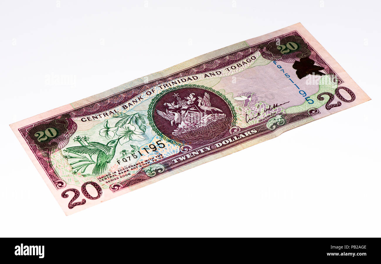 20 Trinidad and Tobago dollar bank note. Trinidad and Tobago is the ...