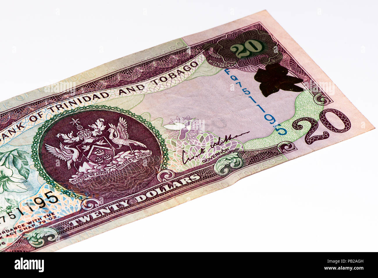 20 Trinidad and Tobago dollar bank note. Trinidad and Tobago is the ...