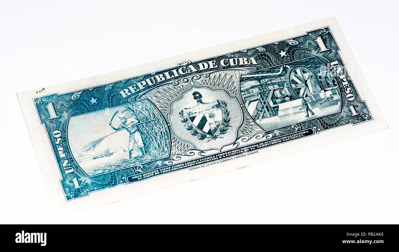 Cuba peso currency note sign hi-res stock photography and images - Alamy