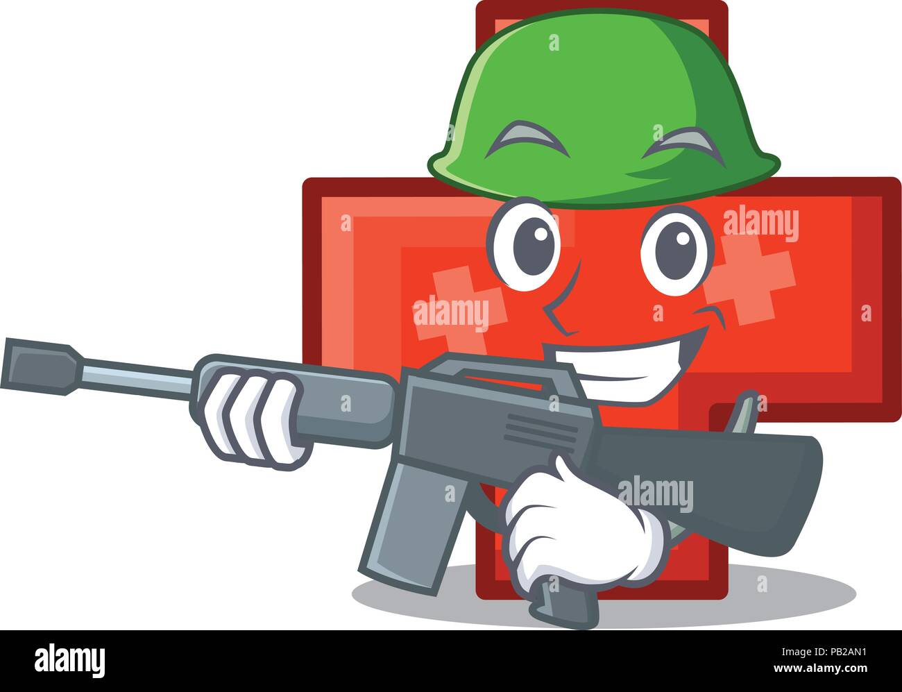 Army cross character cartoon style Stock Vector Image & Art - Alamy