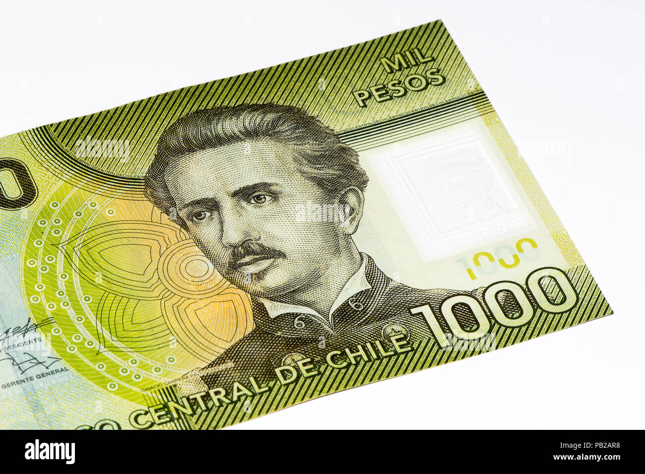 Chile peso currency note sign hi-res stock photography and images - Alamy