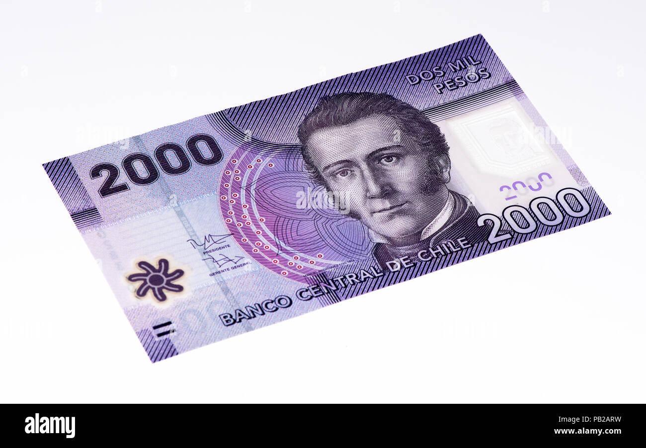Chile peso currency note sign hi-res stock photography and images - Alamy
