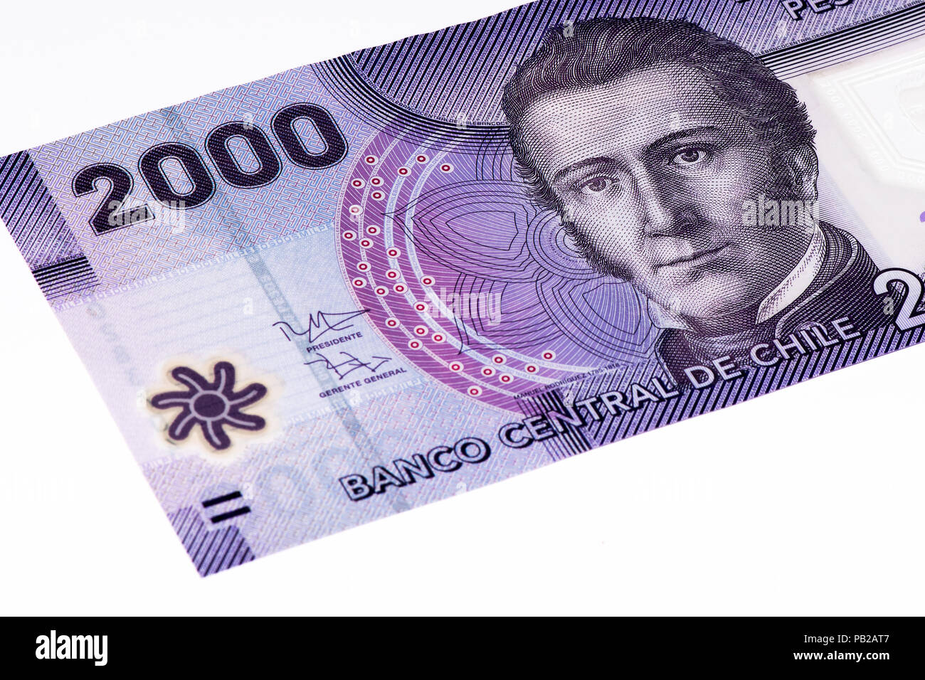 Chile peso currency note sign hi-res stock photography and images - Alamy