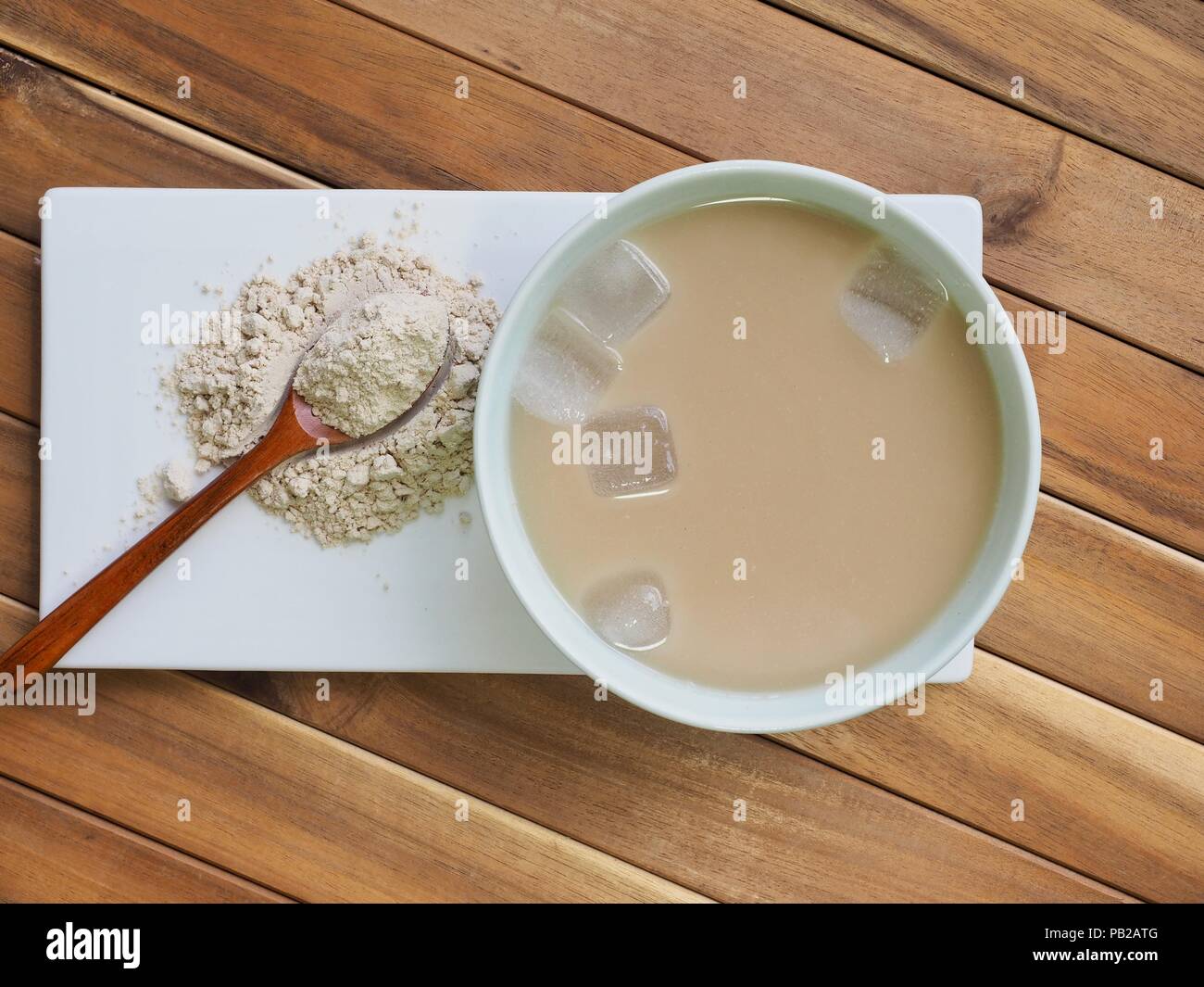 Korean traditional drink powder made of mixed grains Stock Photo - Alamy