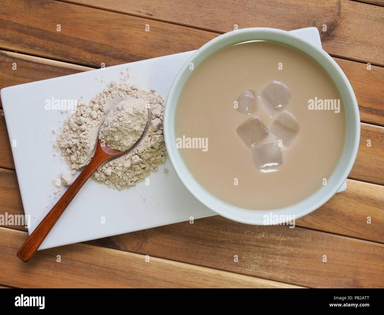 Korean traditional drink powder made of mixed grains Stock Photo - Alamy