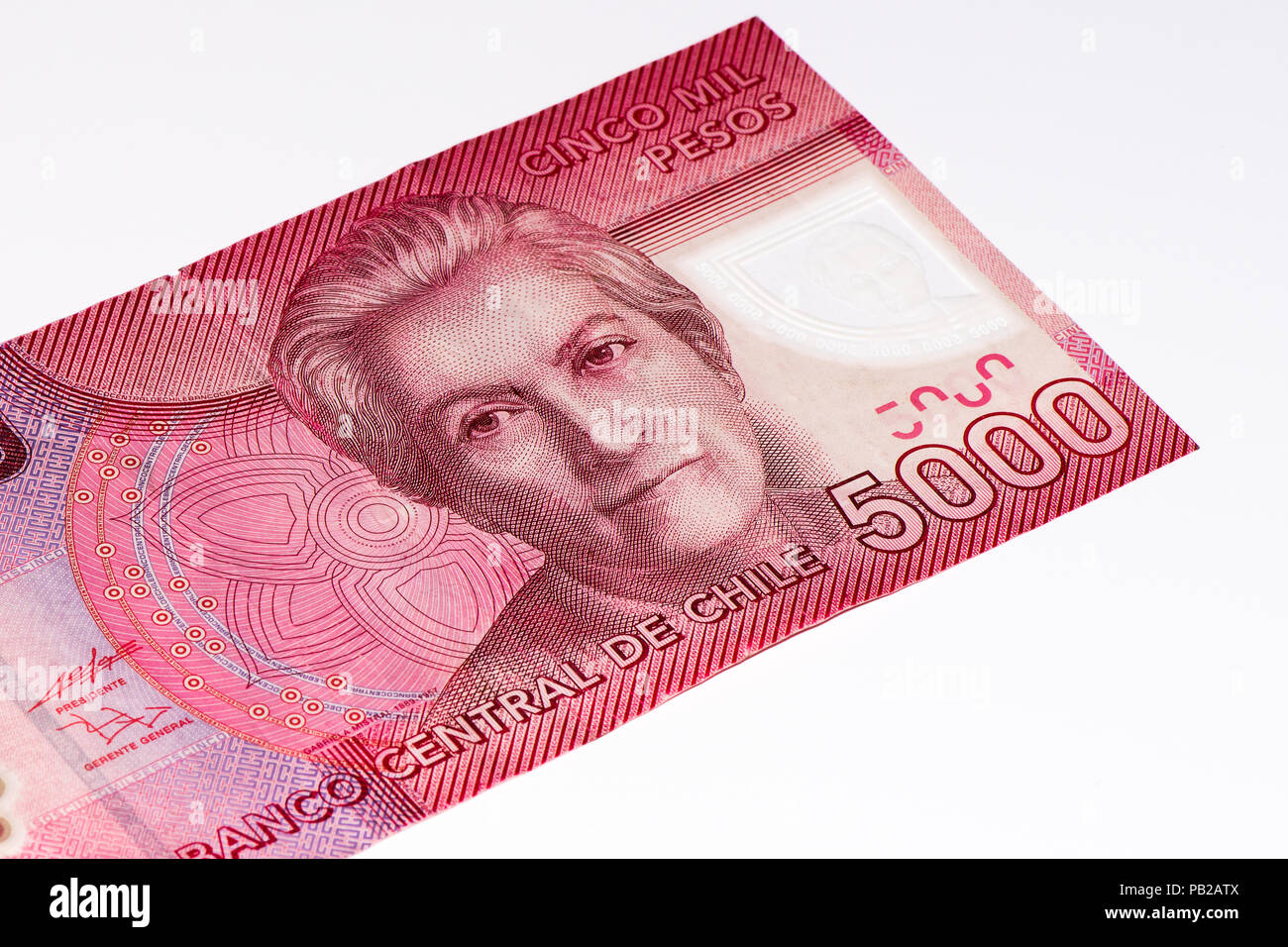 Chile peso currency note sign hi-res stock photography and images - Alamy