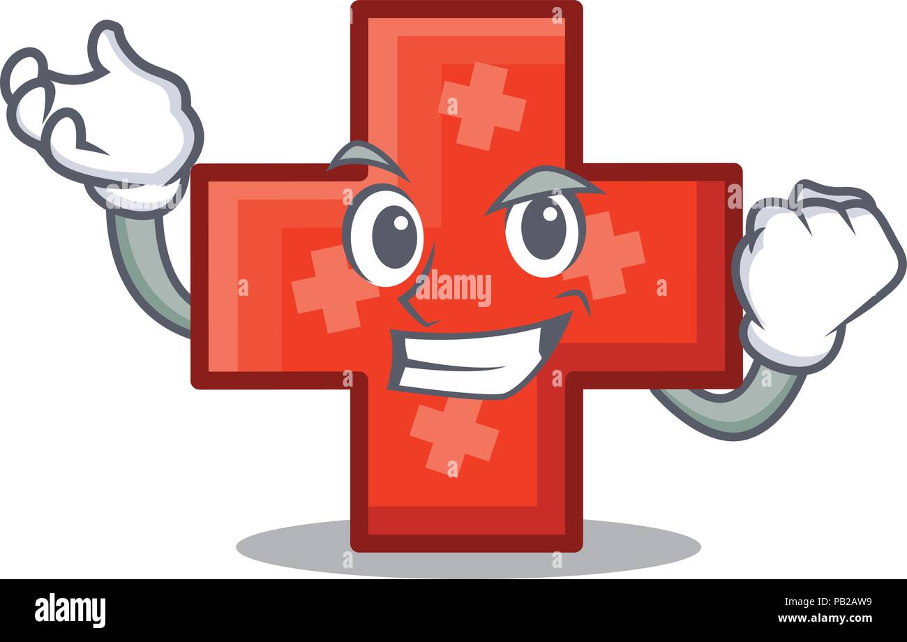 Successful cross character cartoon style Stock Vector Image & Art - Alamy