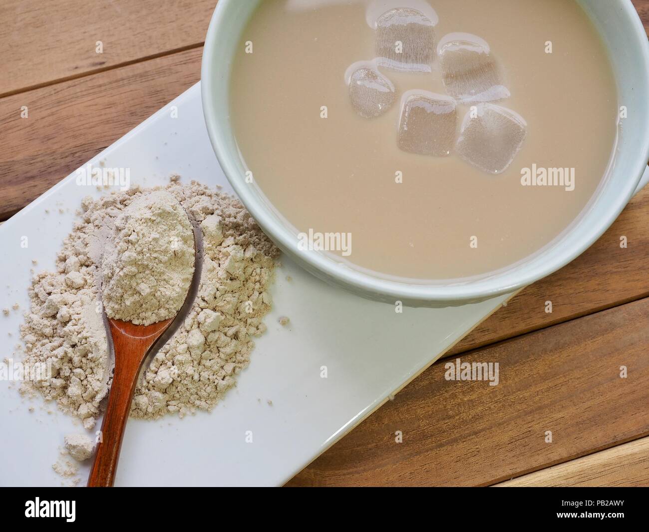 Korean traditional drink powder made of mixed grains Stock Photo - Alamy