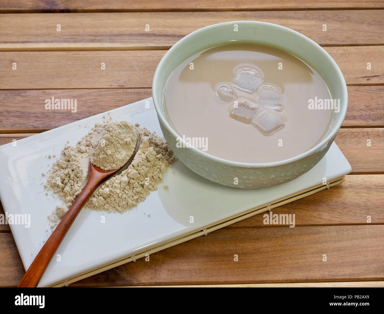 Korean traditional drink powder made of mixed grains Stock Photo - Alamy
