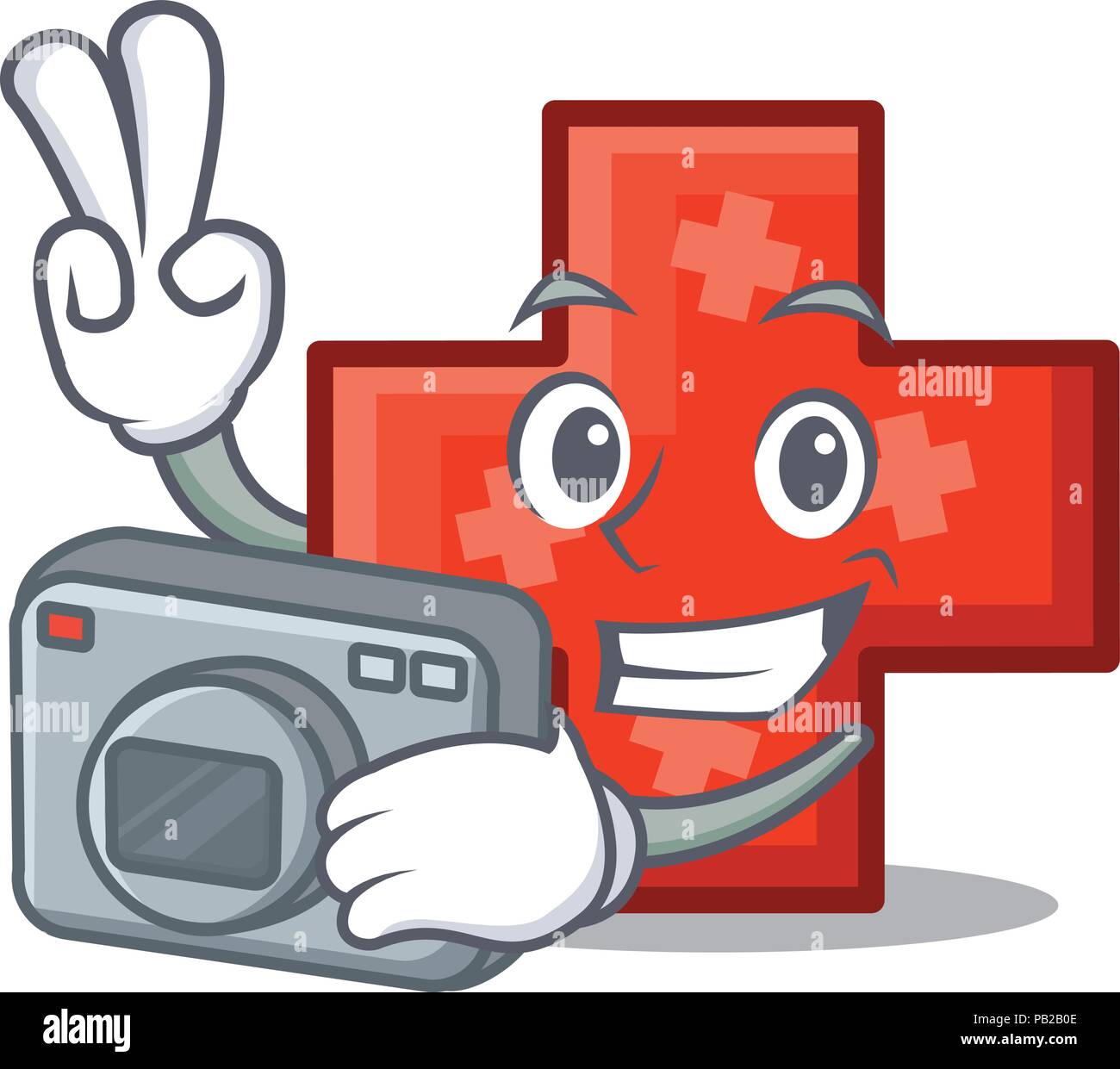 Photographer cross mascot cartoon style Stock Vector Image & Art - Alamy