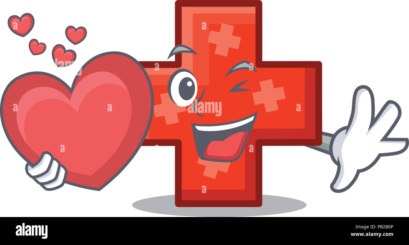 Cartoon illustration heart basic shape hi-res stock photography and ...