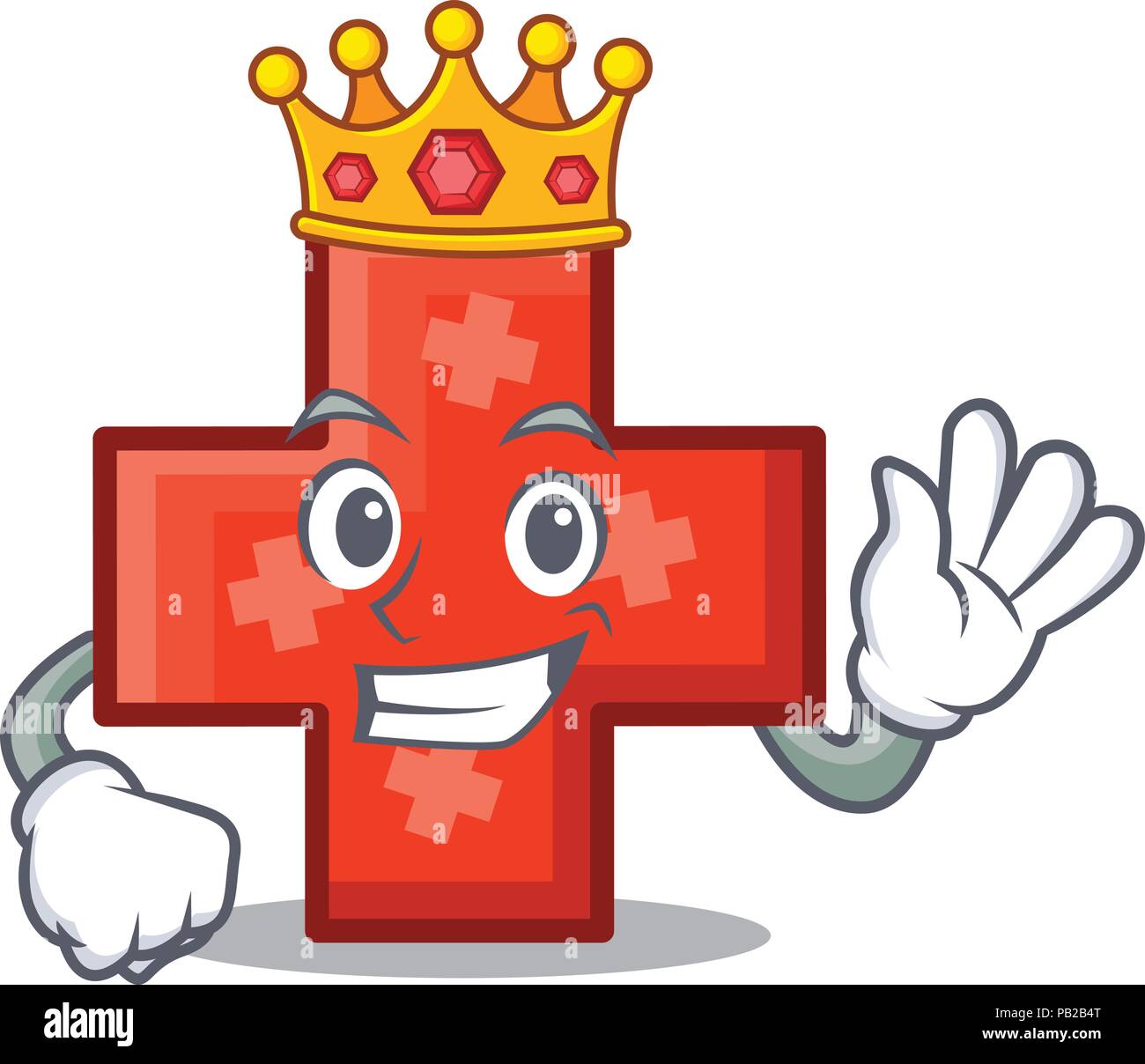 Cross Crowned Stock Vector Images - Alamy