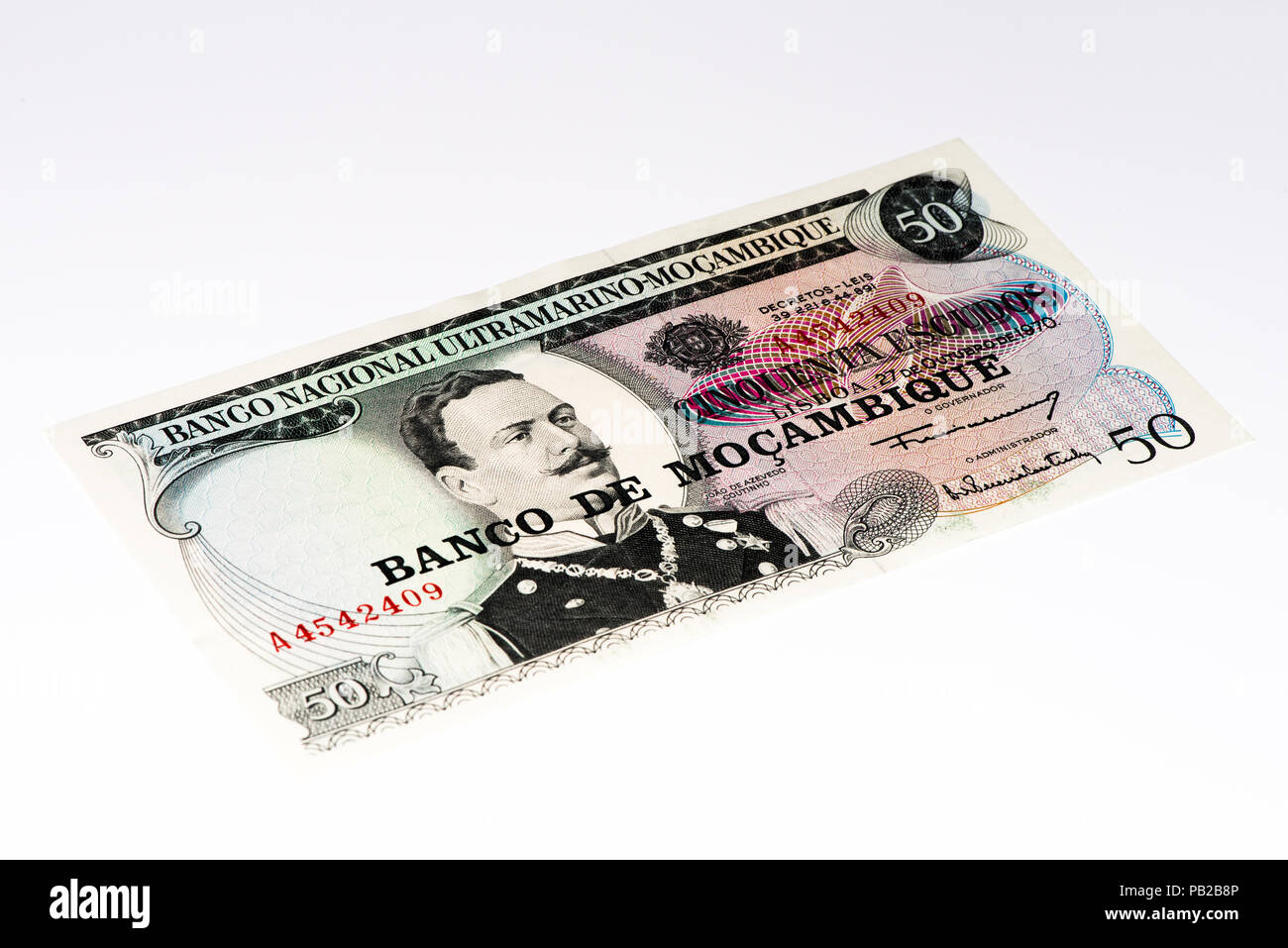 Mozambique banknote 50 hi-res stock photography and images - Alamy