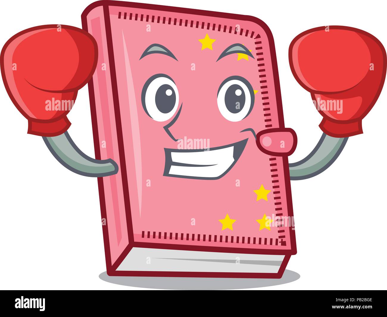 Boxing diary character cartoon style Stock Vector Image & Art - Alamy