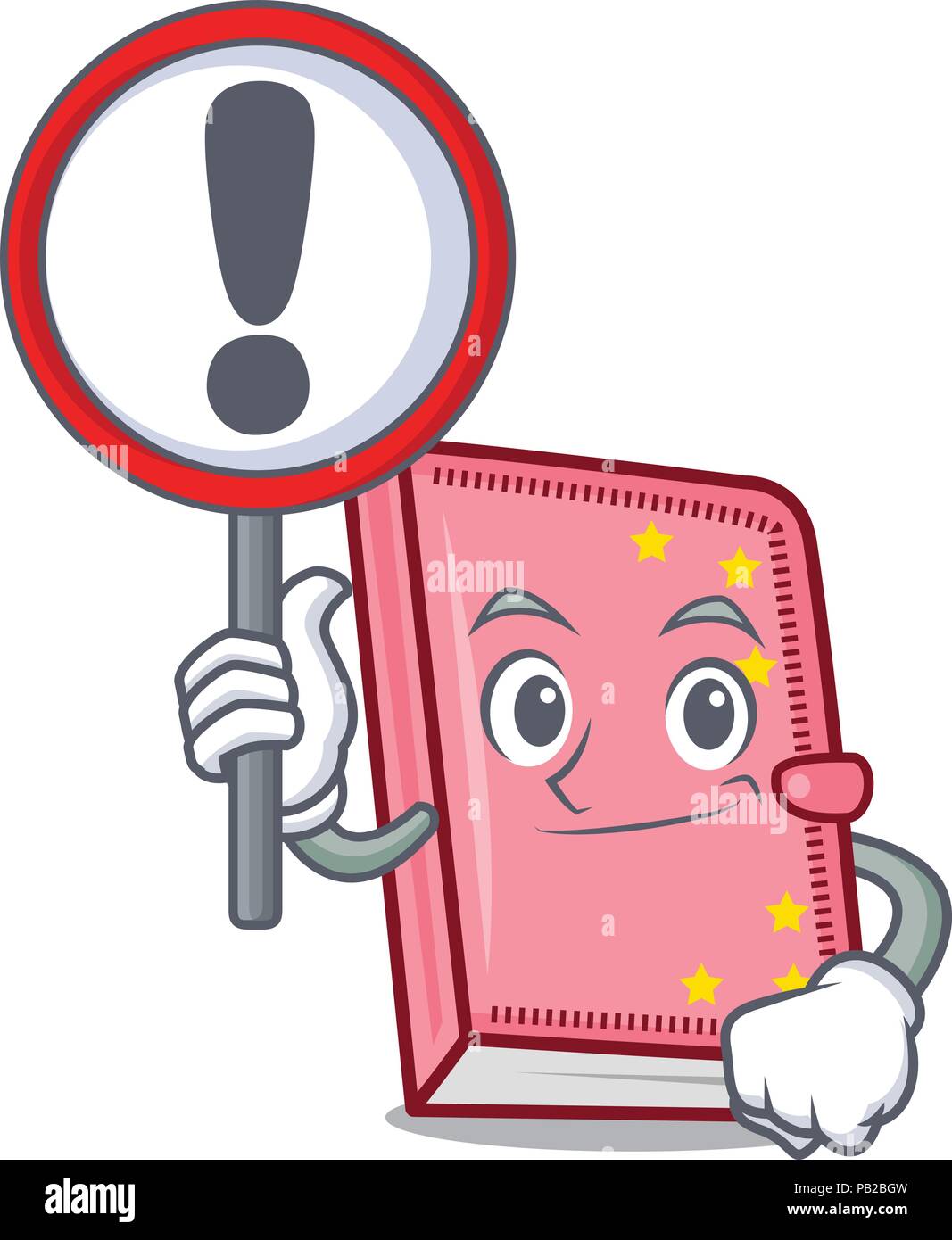With sign diary character cartoon style Stock Vector Image & Art - Alamy