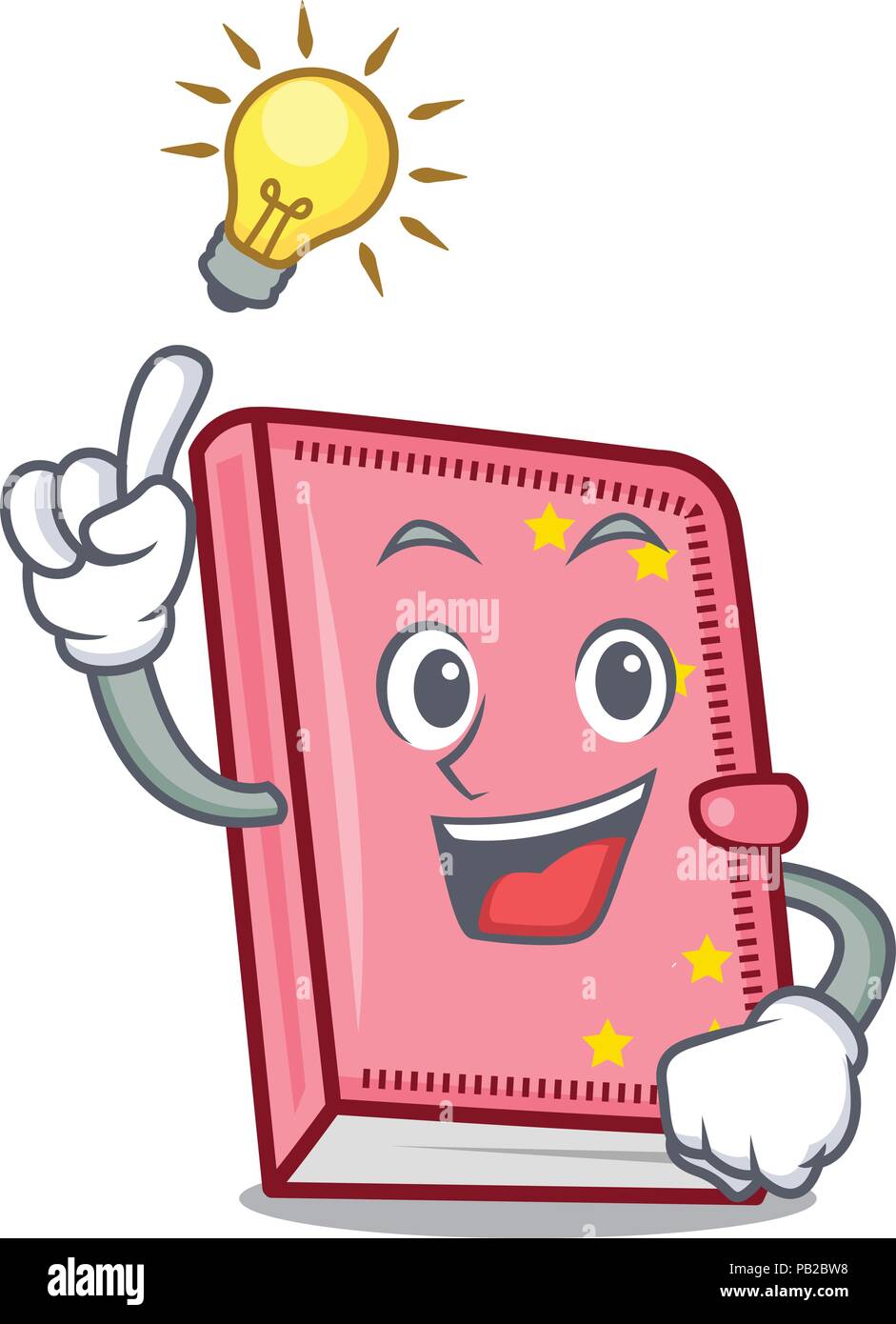 Have an idea diary mascot cartoon style Stock Vector Image & Art - Alamy