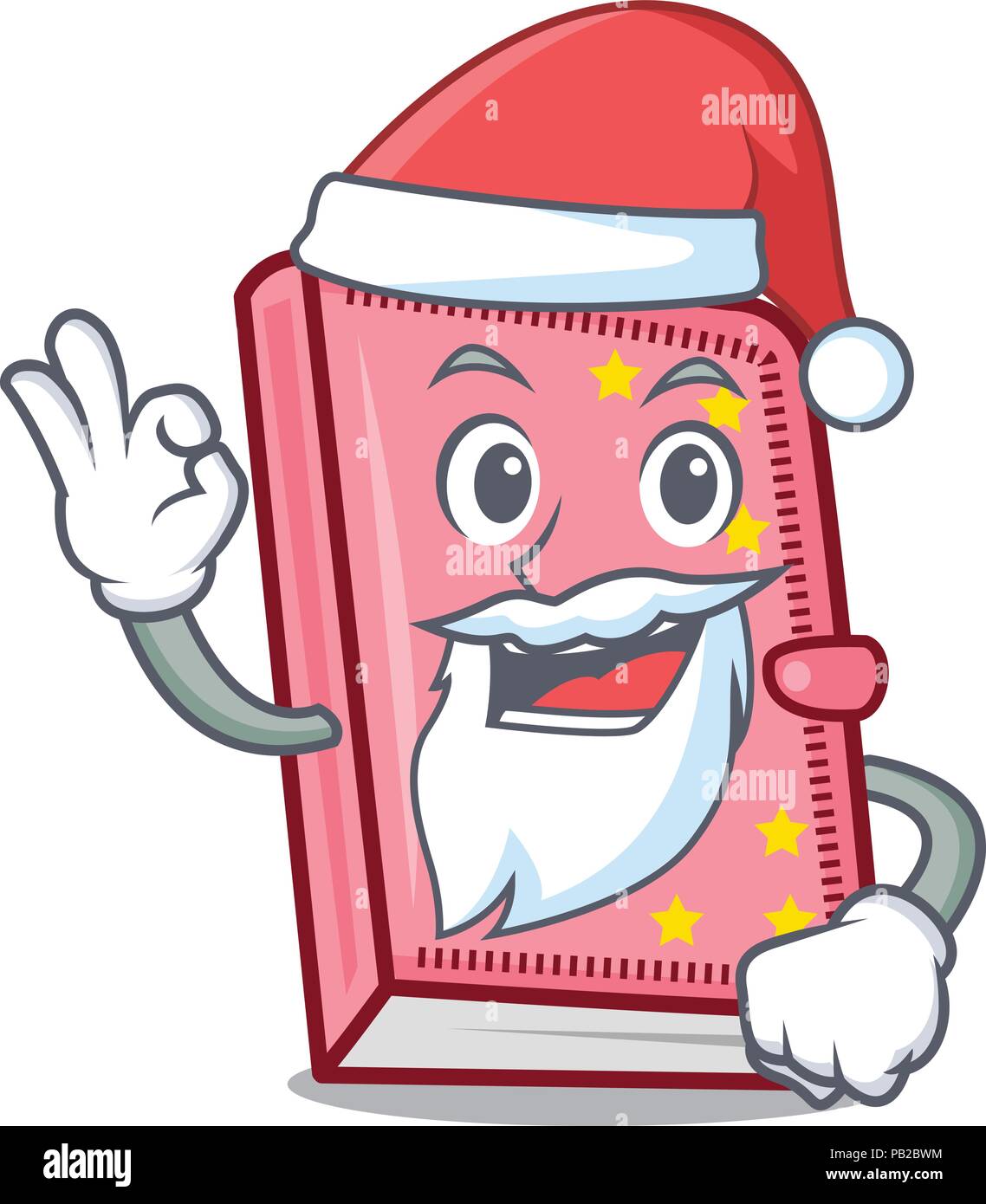 Santa diary mascot cartoon style Stock Vector Image & Art - Alamy