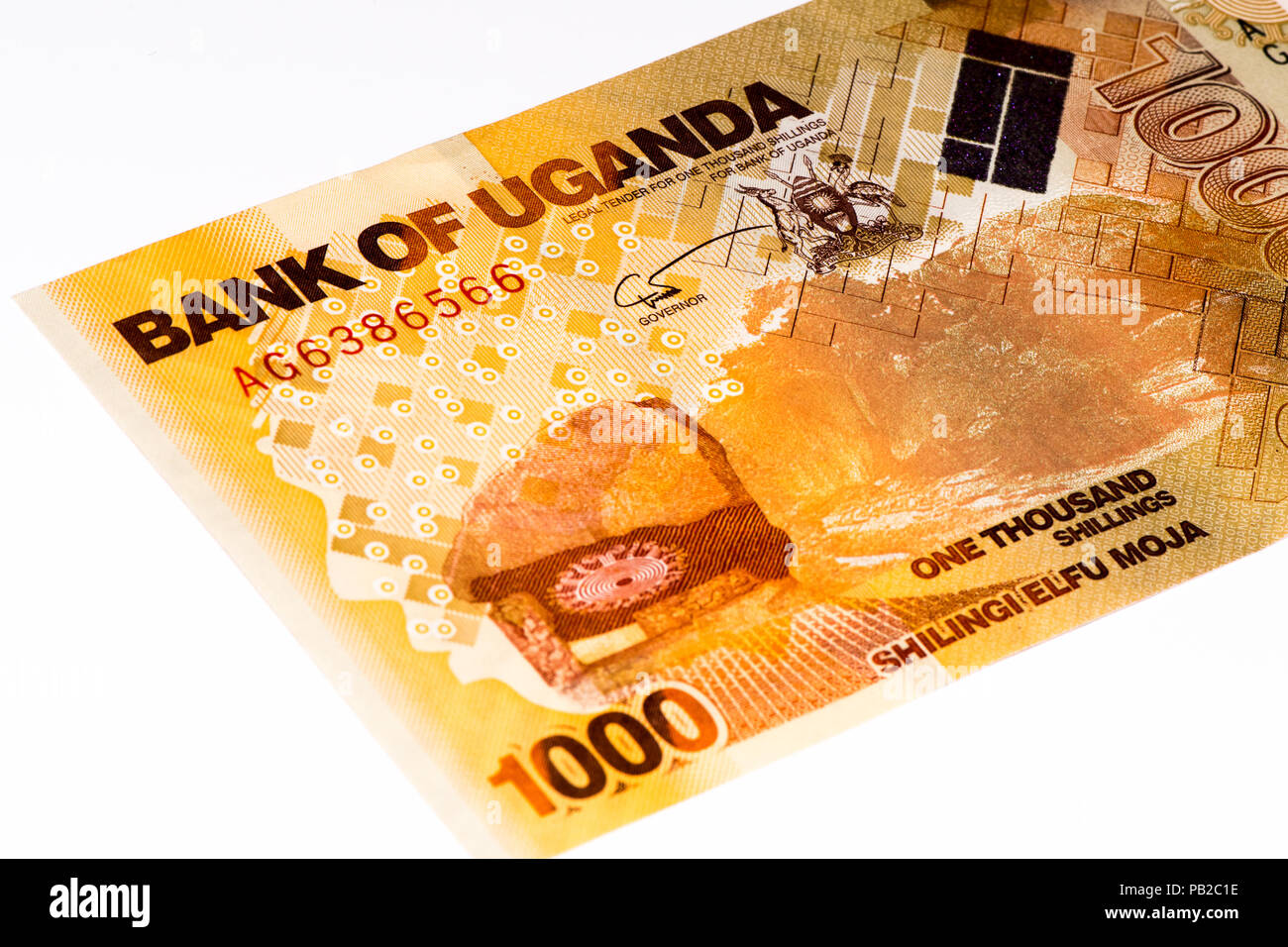 Uganda 1000 shilling bank note hi-res stock photography and images - Alamy