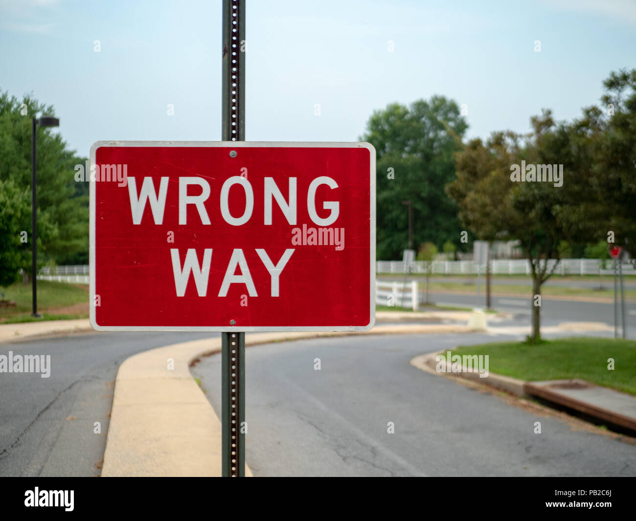 Right way wrong way sign hi-res stock photography and images - Alamy