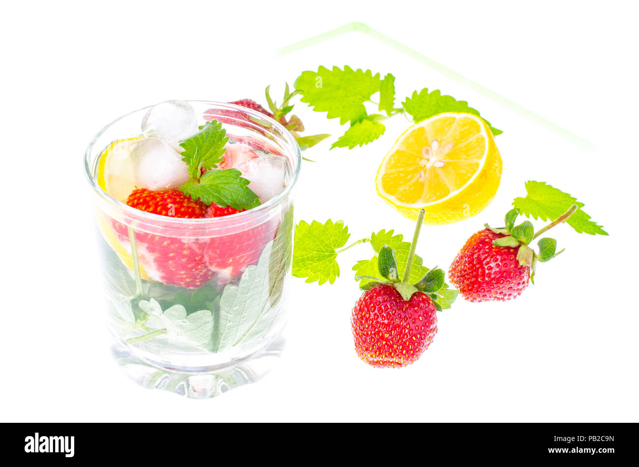 Pink lemonade lemon lime Cut Out Stock Images & Pictures - Alamy