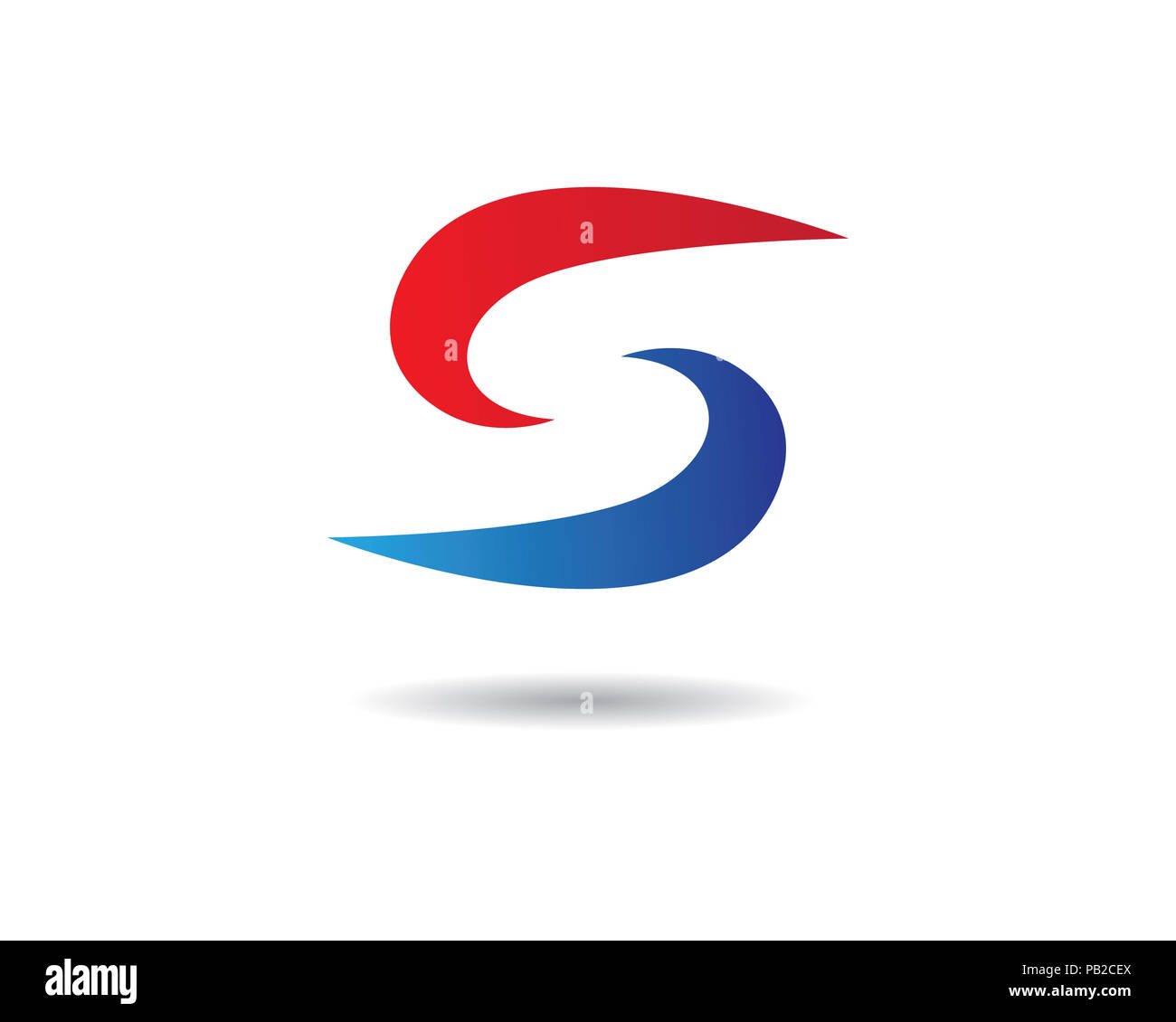 S letter logo vector icon illustration design Stock Photo - Alamy