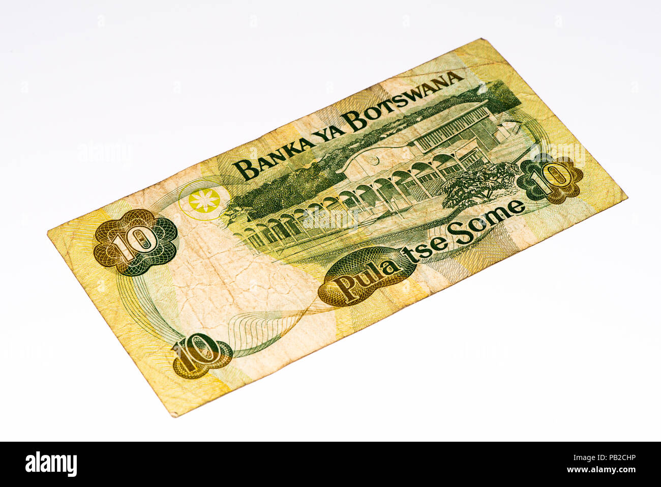 10 pula of Botswana.Pula is the national currency of Botswana Stock ...