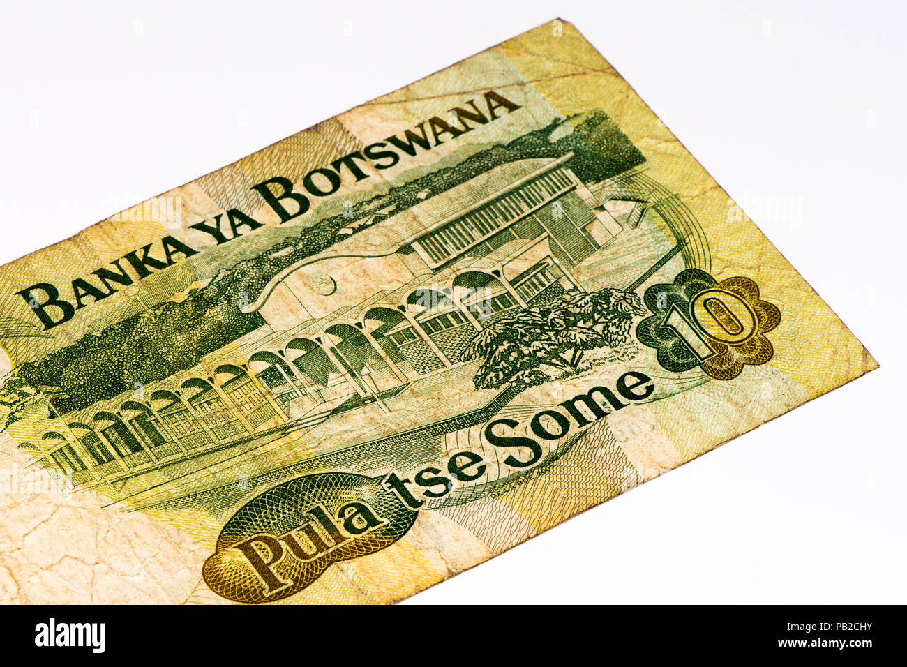 10 pula of Botswana.Pula is the national currency of Botswana Stock ...