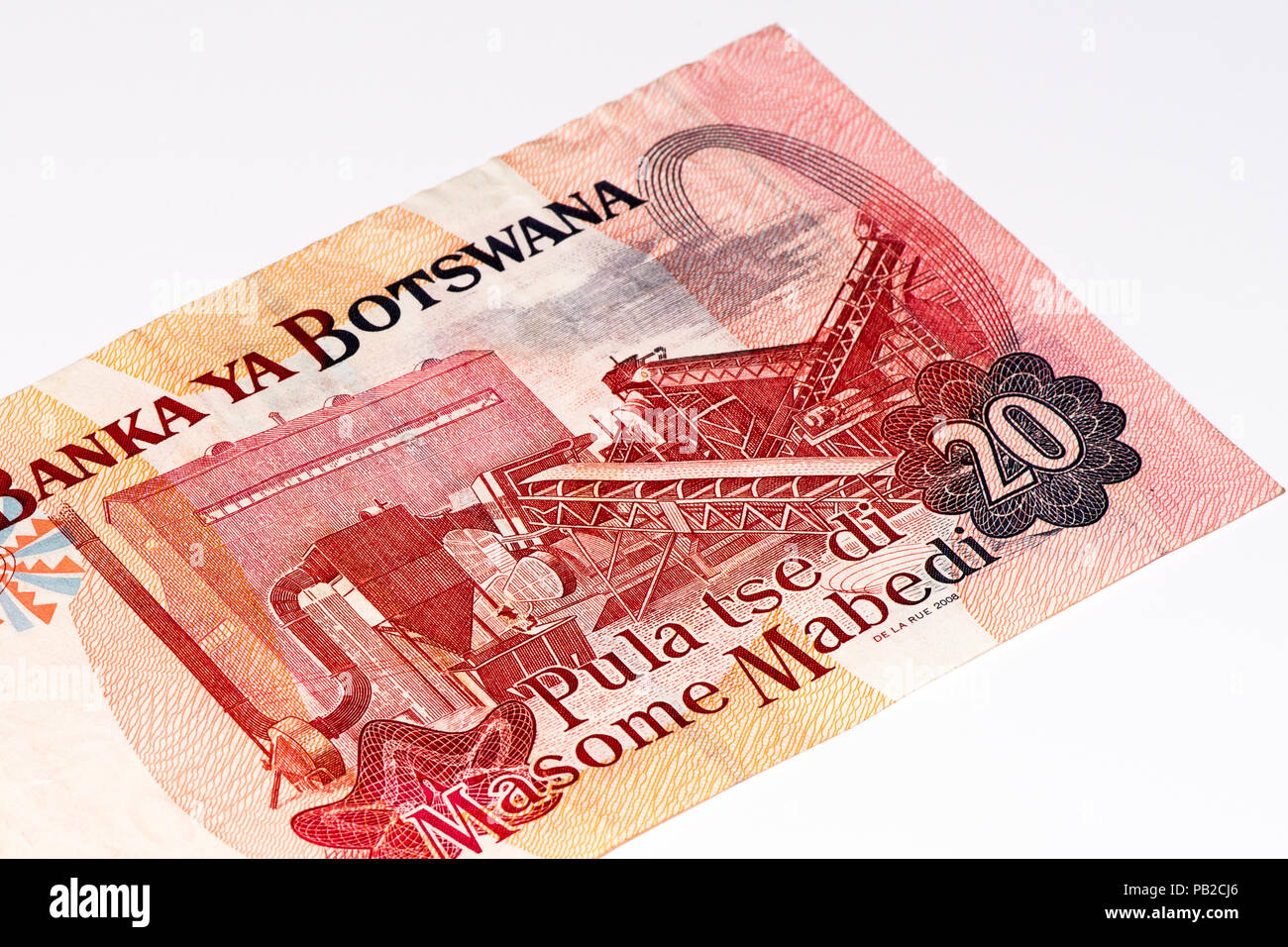 20 pula of Botswana.Pula is the national currency of Botswana Stock ...
