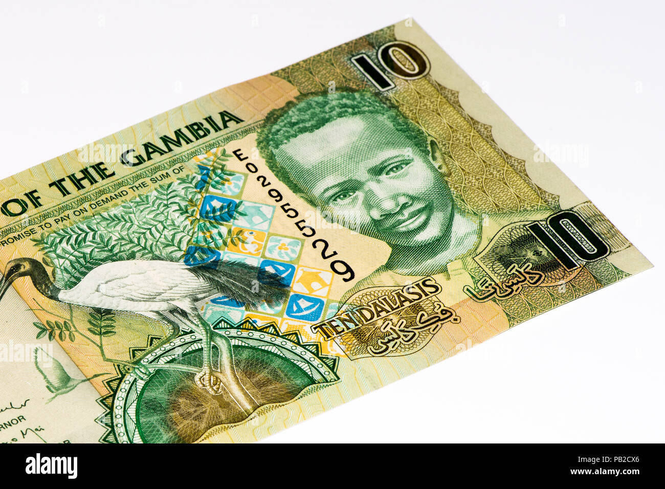 10 gambian dalasi bank note hi-res stock photography and images - Alamy