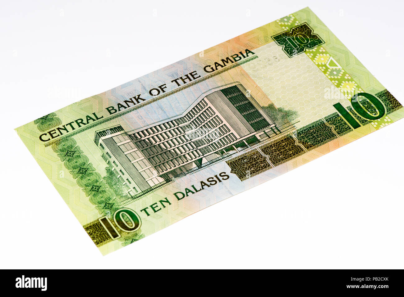 10 gambian dalasi bank note hi-res stock photography and images - Alamy