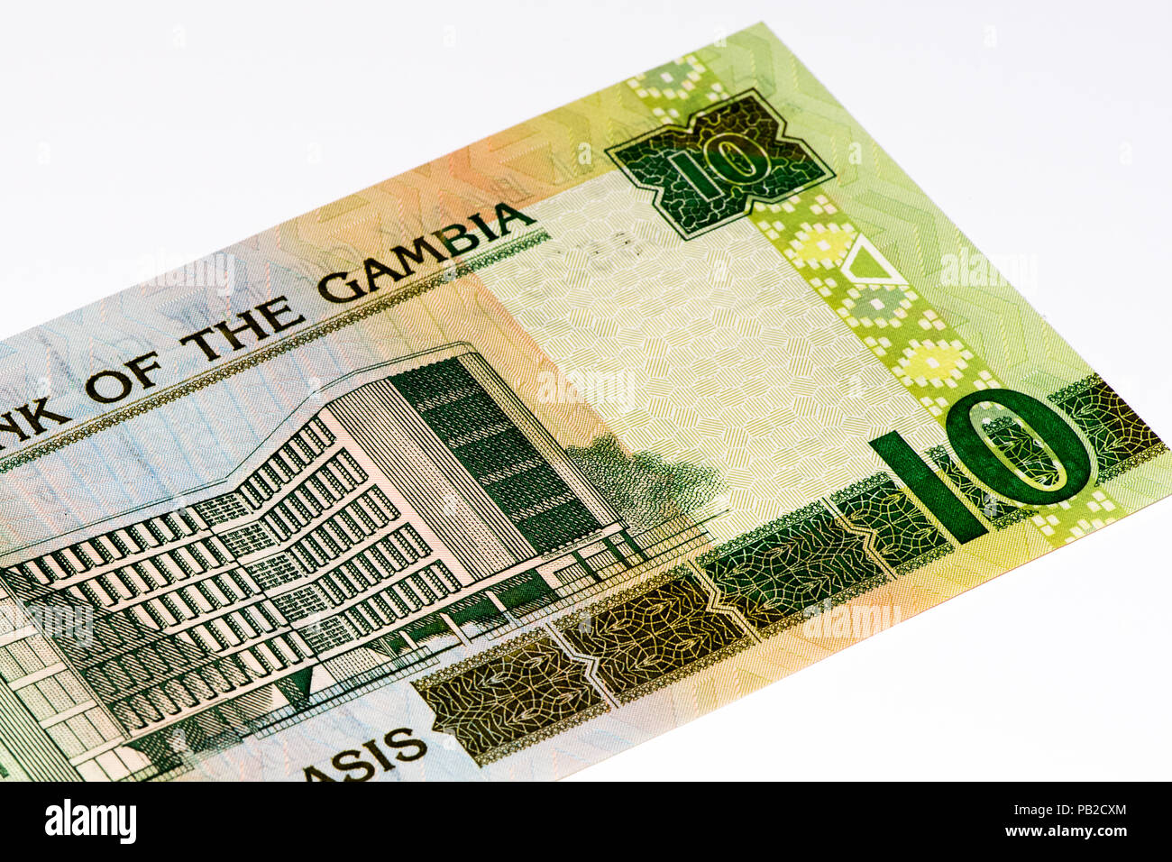 10 gambian dalasi bank note hi-res stock photography and images - Alamy