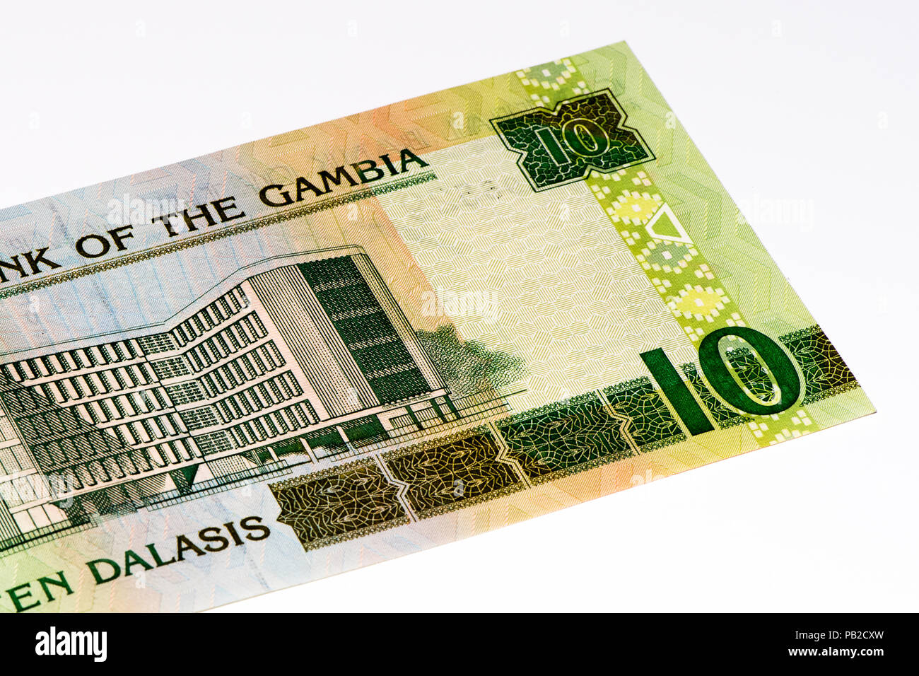 10 gambian dalasi bank note hi-res stock photography and images - Alamy