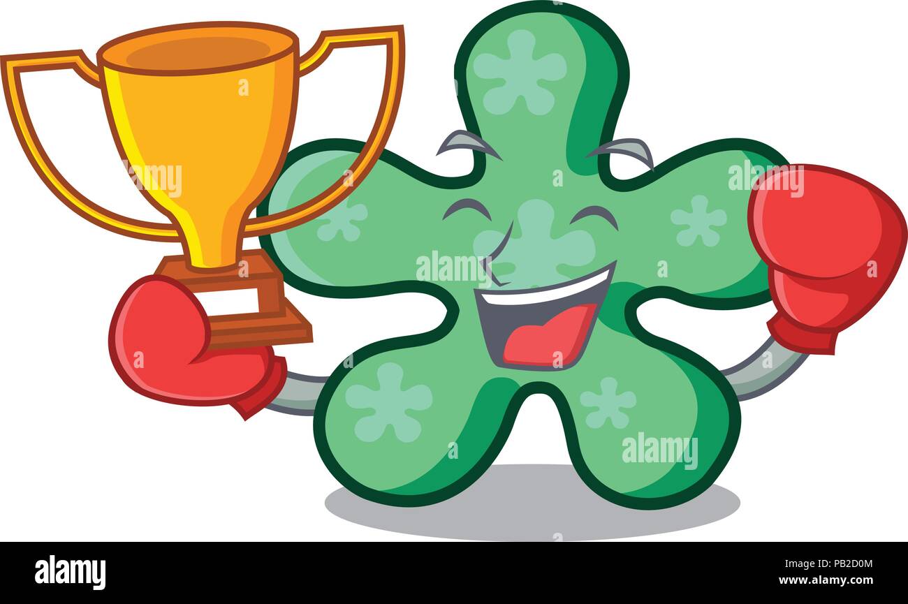 Boxing winner free form mascot cartoon Stock Vector Image & Art - Alamy