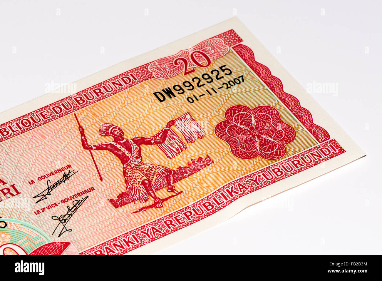 20 Burundian francs. Burundian franc is the national currency of ...