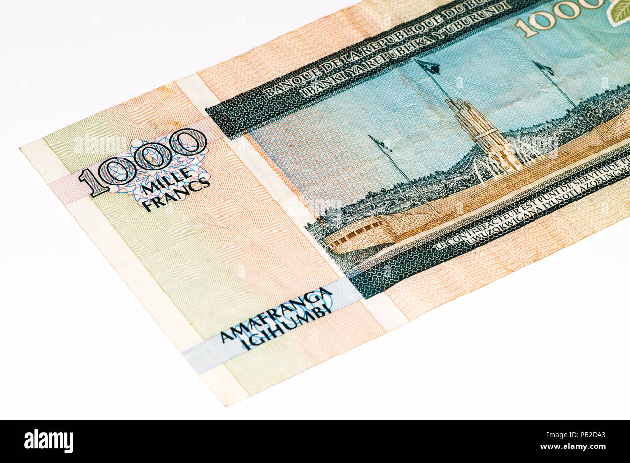 1000 Burundian francs. Burundian franc is the national currency of ...