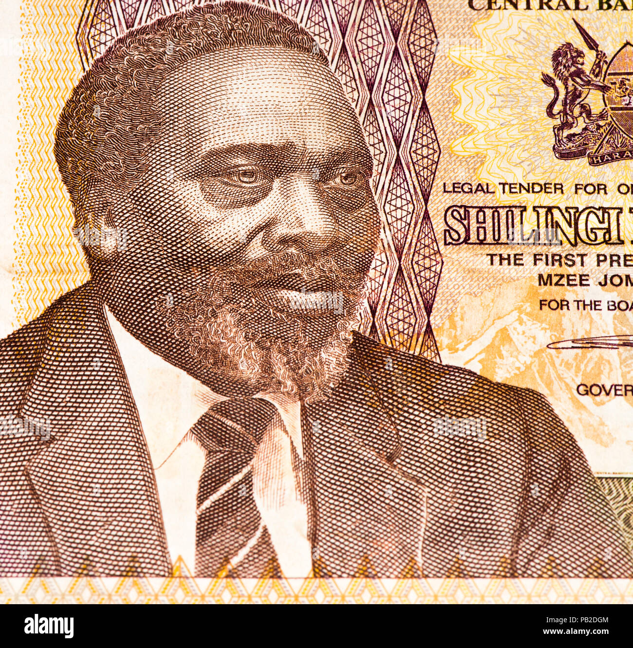 1000 Kenyan shillings bank note of Kenya. Kenyan shilling is the ...