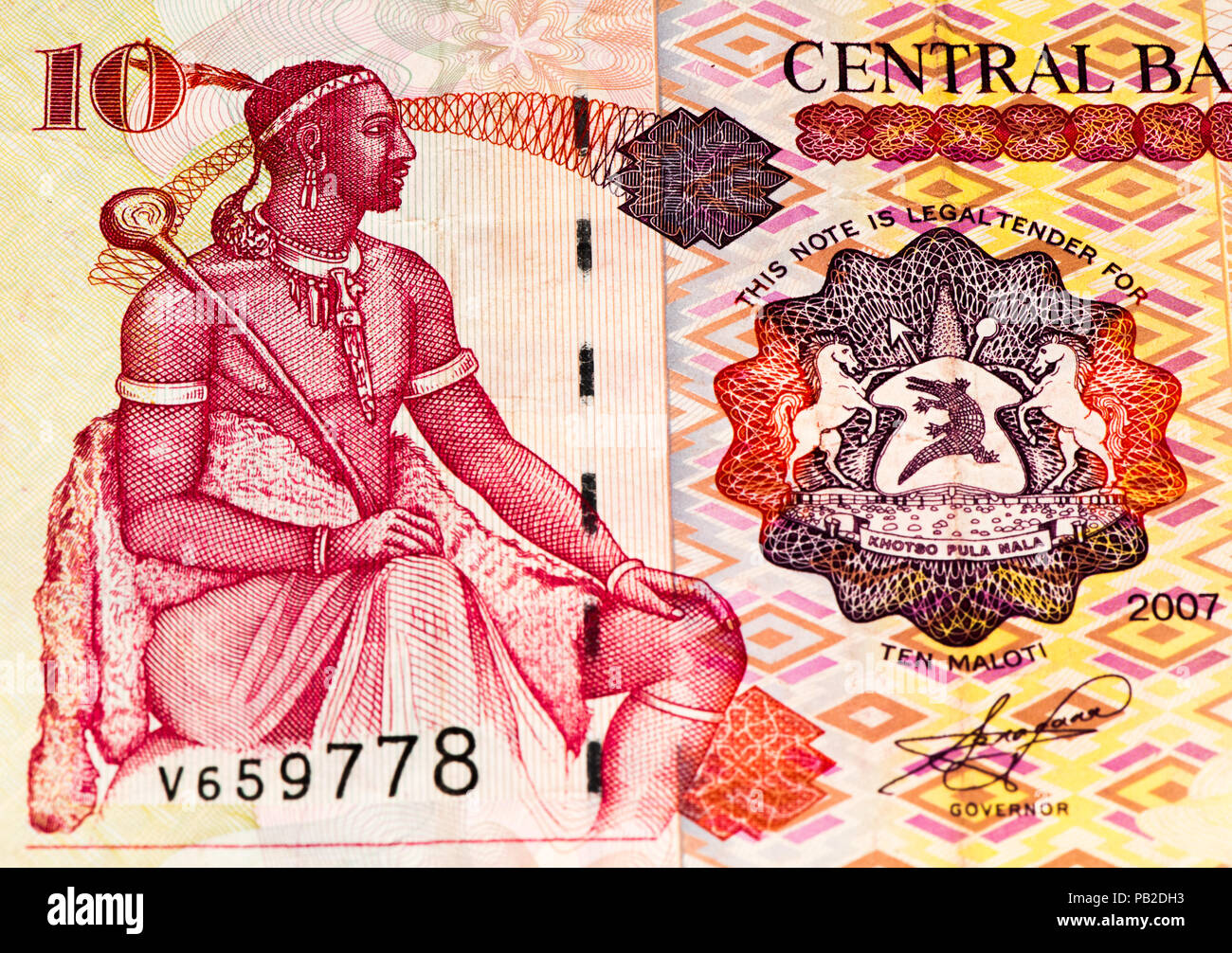 Lesotho loti currency hi-res stock photography and images - Alamy