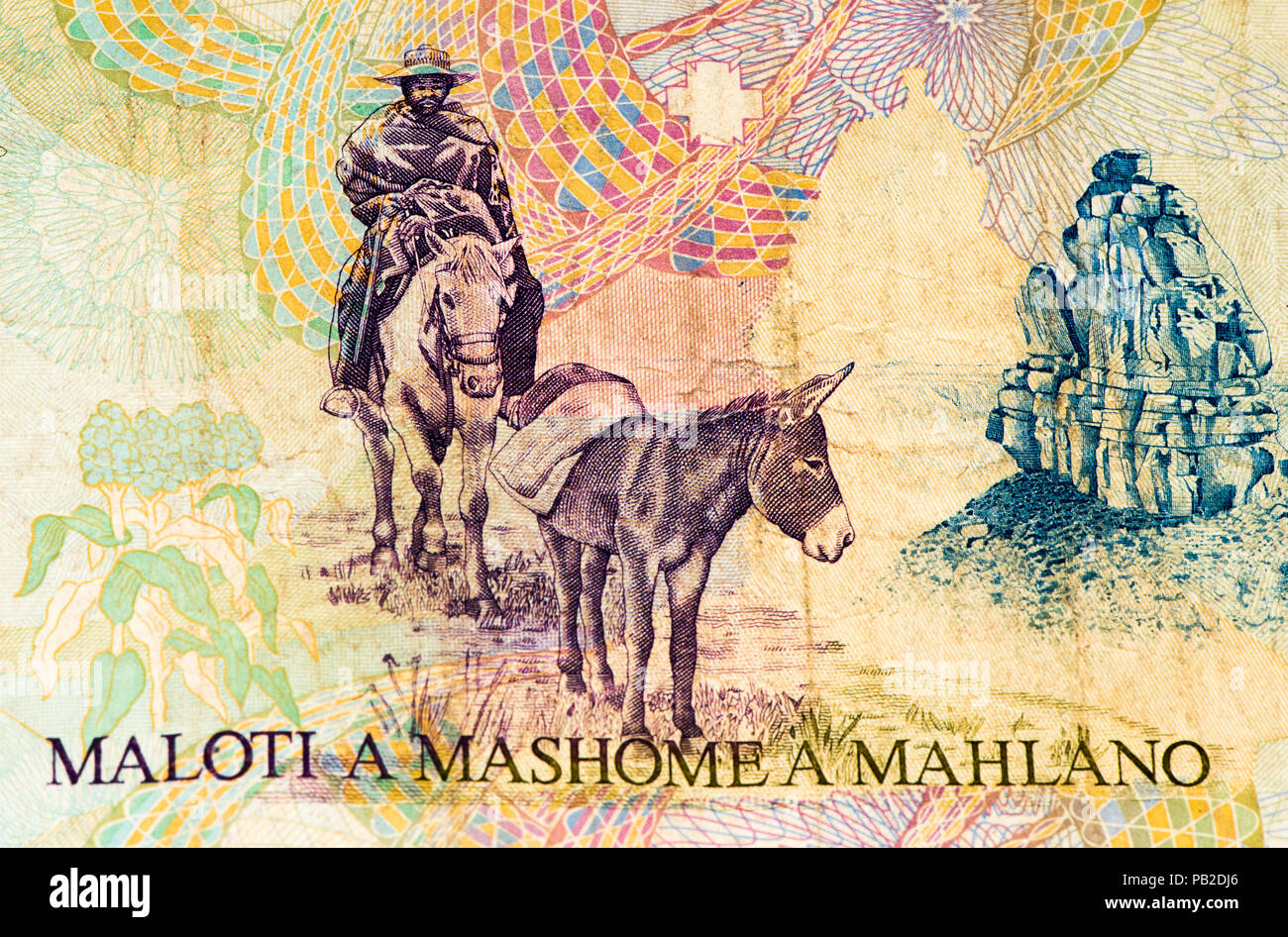 Lesotho loti currency hi-res stock photography and images - Alamy