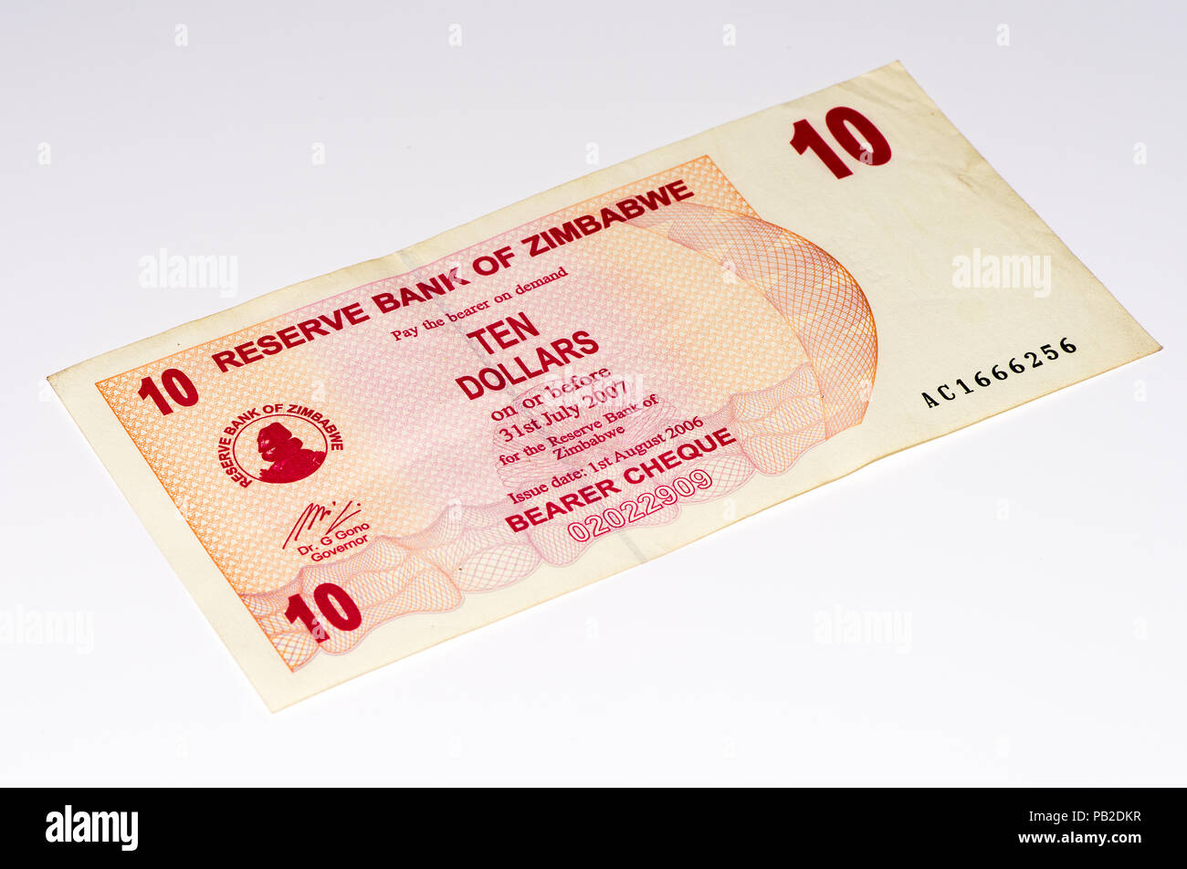 Zimbabwe dollar note in harare hi-res stock photography and images - Alamy