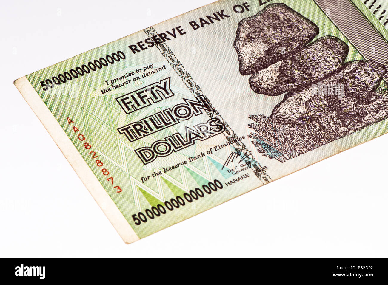 One trillion dollar note hi-res stock photography and images - Alamy