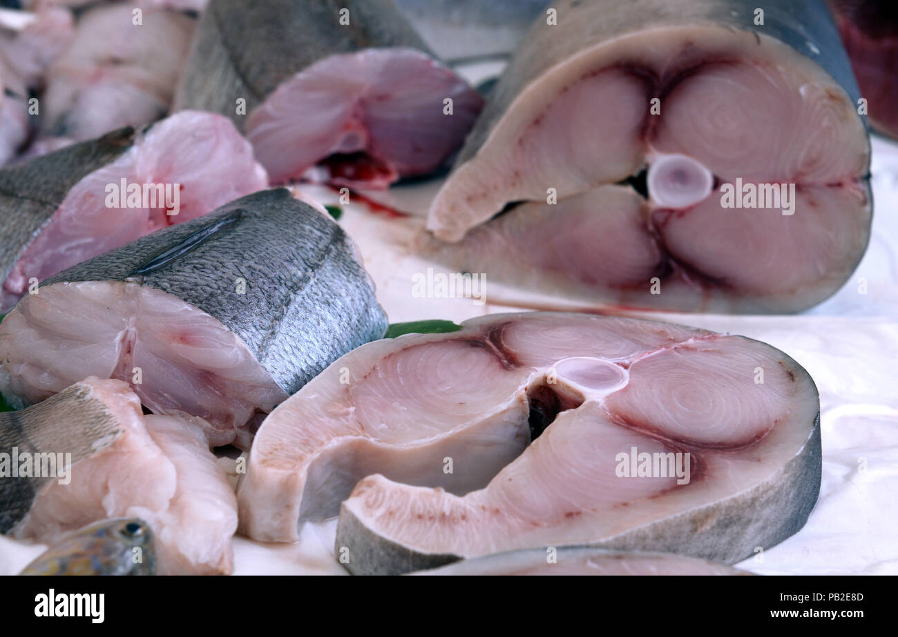 Tuna slices in fish hi-res stock photography and images - Alamy
