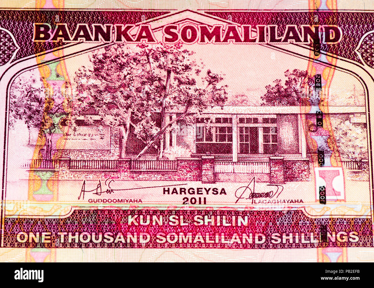 1000 Somali shilings, the national currency of Somalia Stock Photo - Alamy