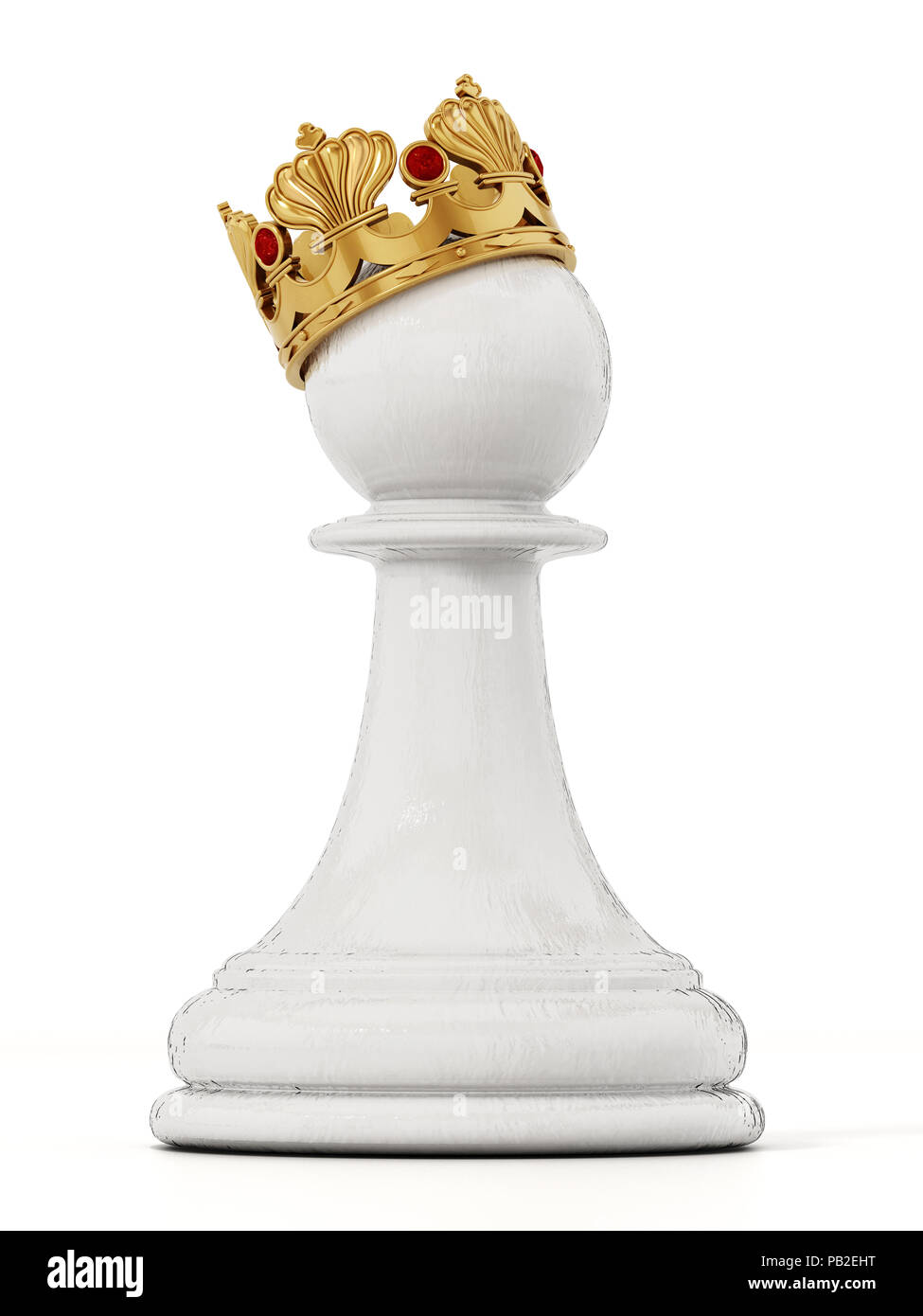 White pawn 3d chess game hi-res stock photography and images - Alamy
