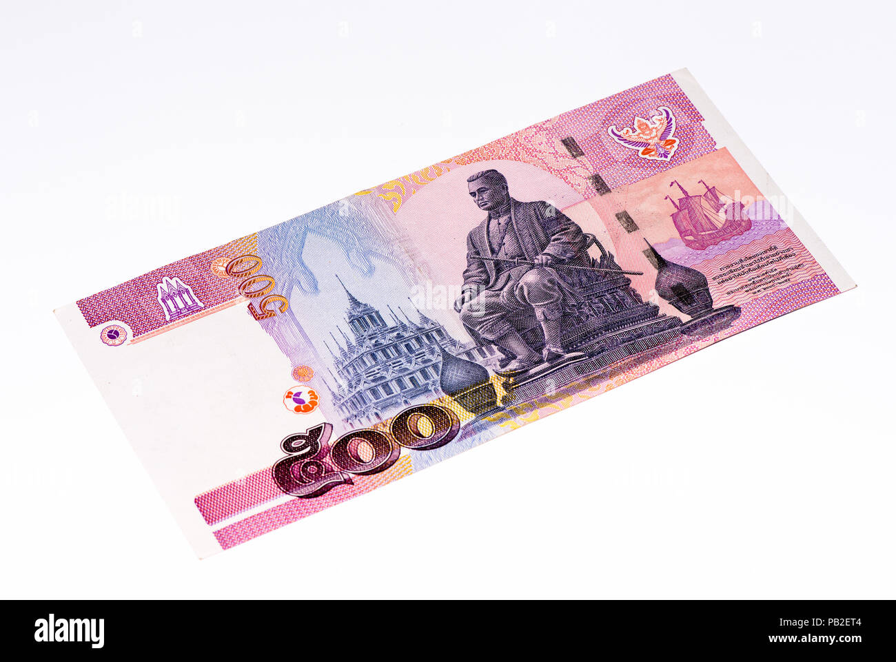 500 bath bank note. Bath is the national currency of Thailand Stock ...