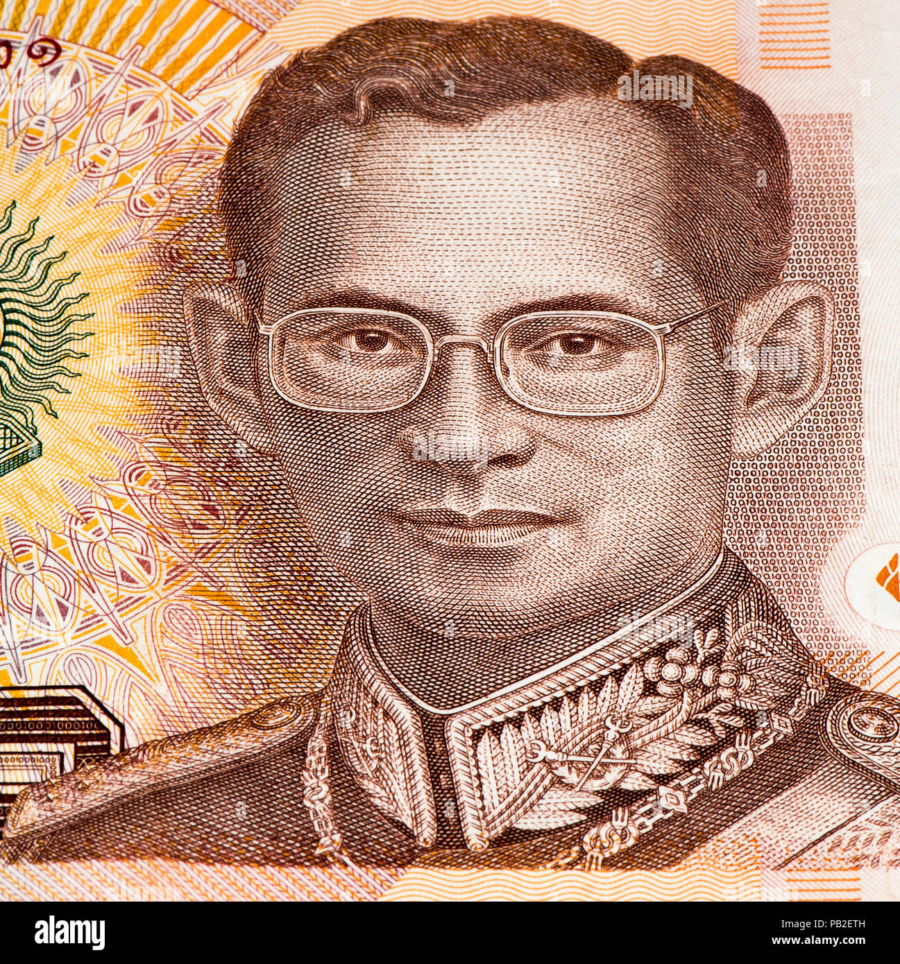 1000 bath bank note. Bath is the national currency of Thailand Stock ...